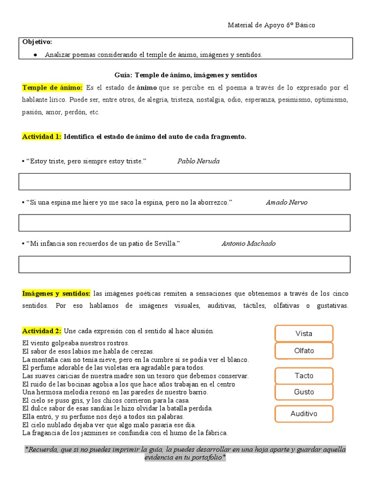 Guia Poesia 2 | PDF
