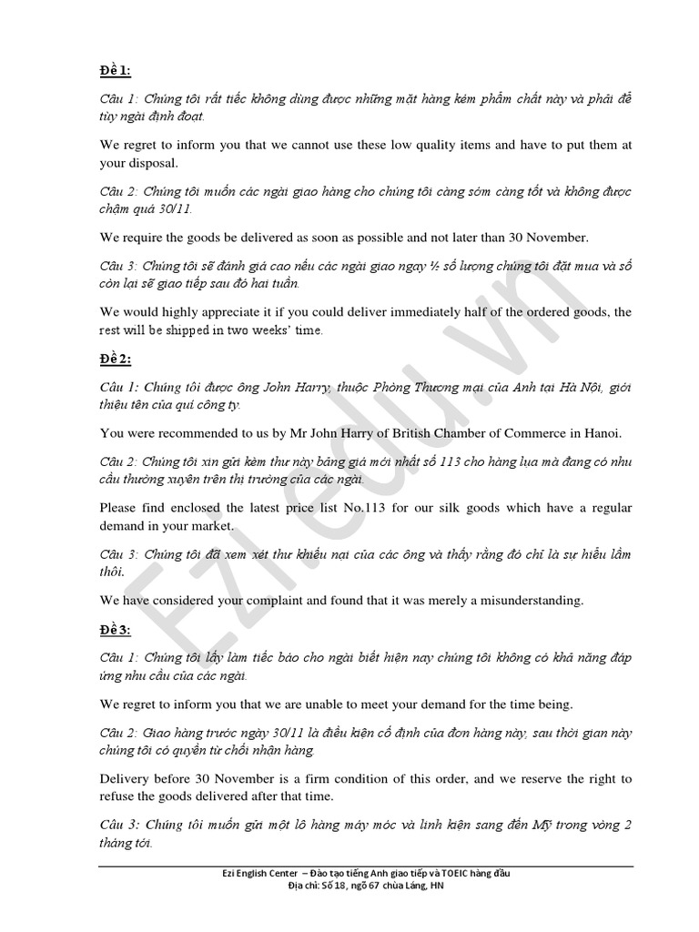 (TACN1) Translate Có Đáp Án PDF | PDF