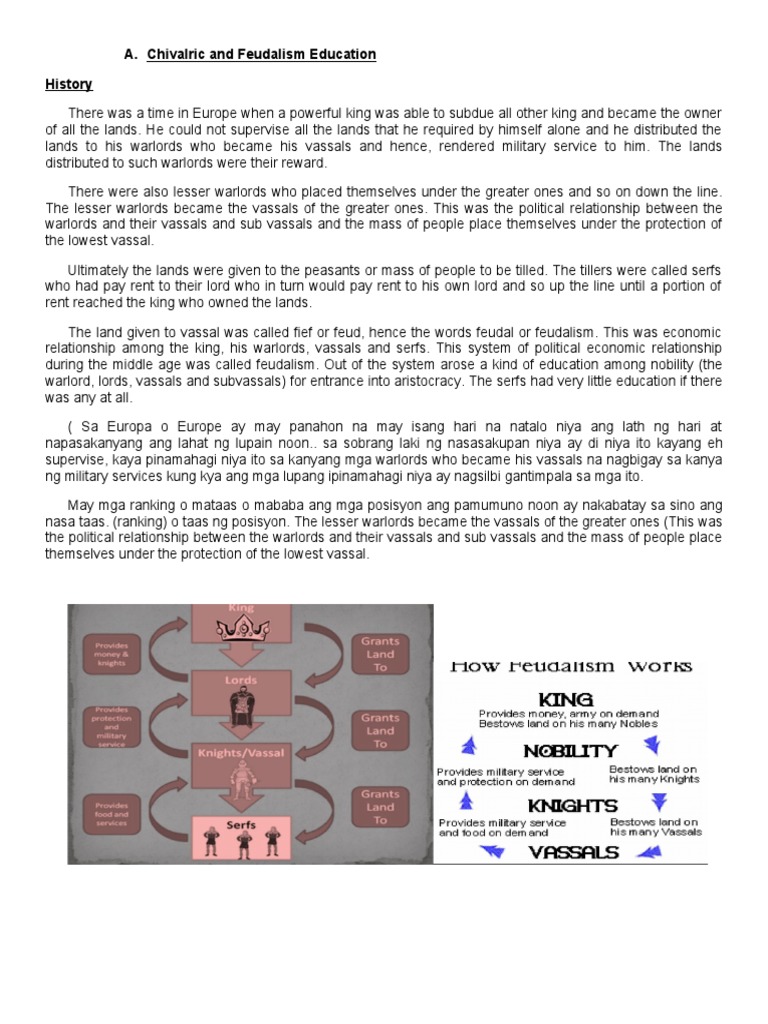 Chivalric and Feudalism Education | PDF | Knight | Chivalry
