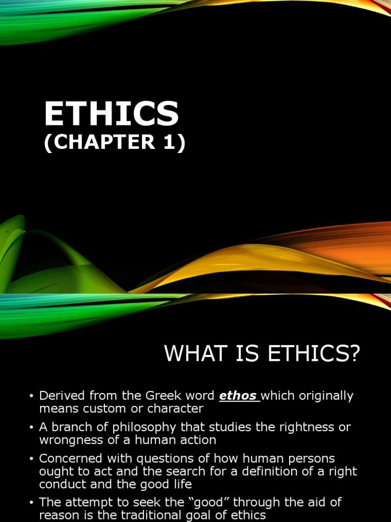 Ethics 1 Introduction To Ethics | PDF | Morality | Happiness