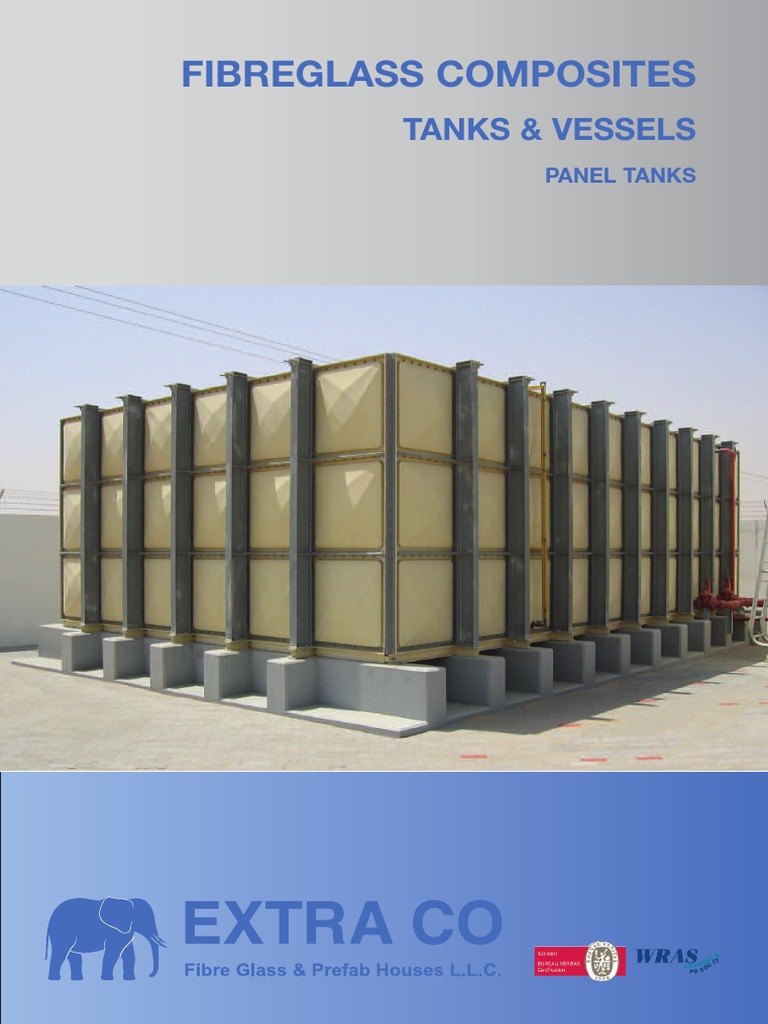 GRP Panel Tanks Catalog | Download Free PDF | Fiberglass | Galvanization