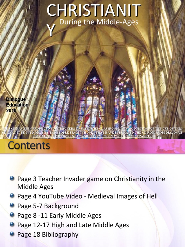 Christianity in the Middle Ages Overview | PDF | Pope | Catholic Church