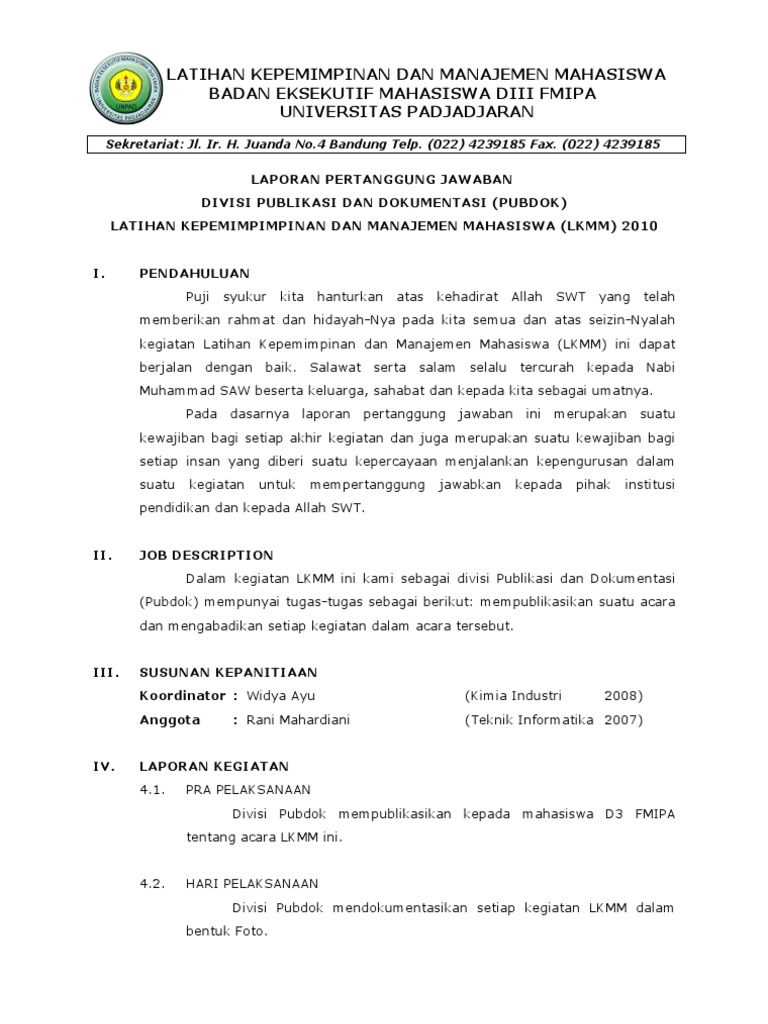 Pubdok | PDF | Karier & Perkembangan