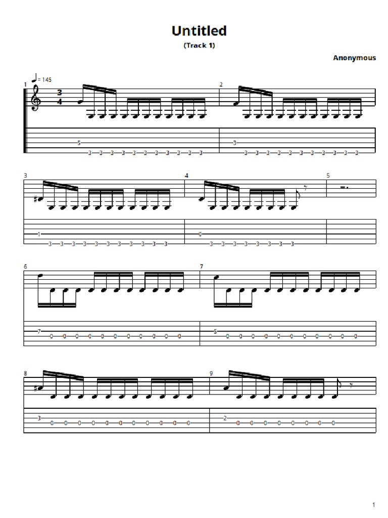 Vivaldi - Summer Guitar TAB | PDF