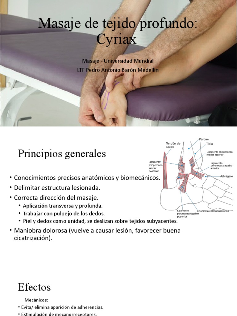 Cyriax | Descargar gratis PDF | Masaje | Cicatrización de la herida