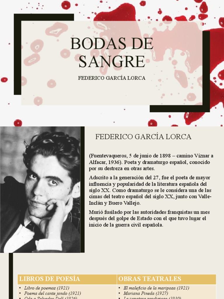 Bodas de Sangre | PDF | Federico García Lorca | Poesía
