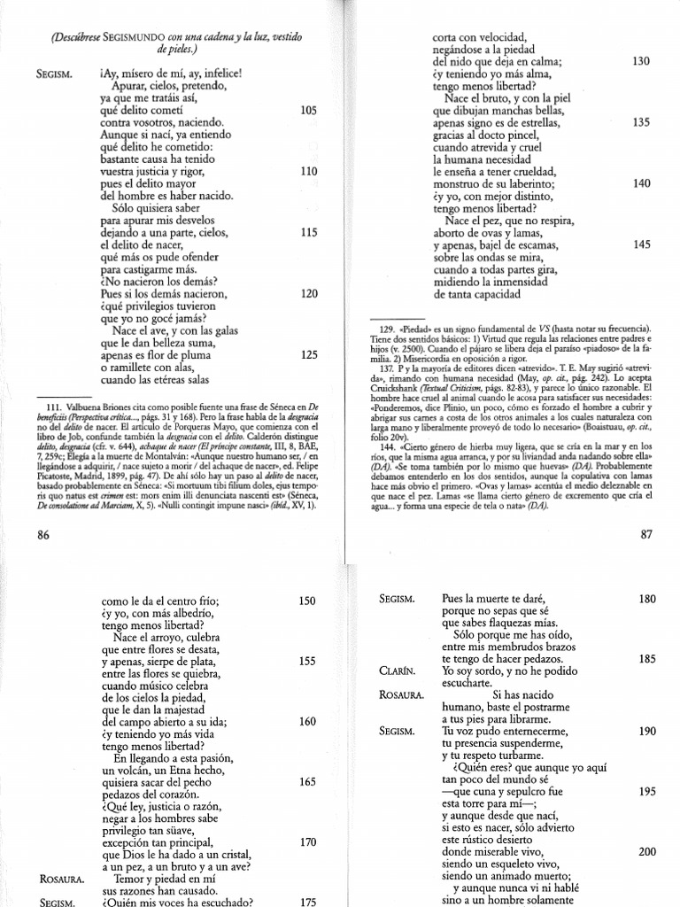 Monólogo de Segismundo | PDF | Naturaleza