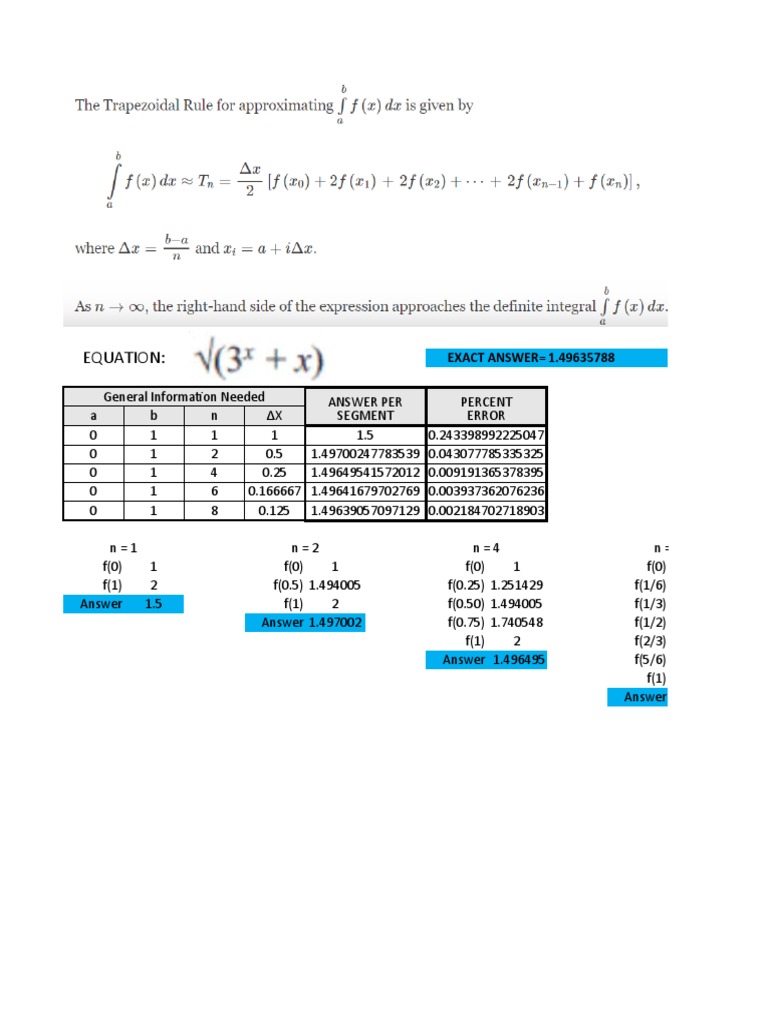Numerical Integration Pdf Algorithms And Data Structures Applied Mathematics