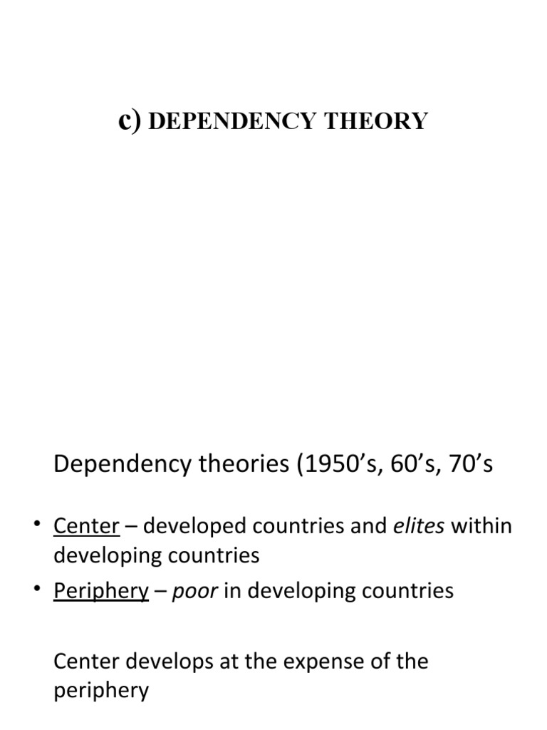 Dependency Theory | PDF