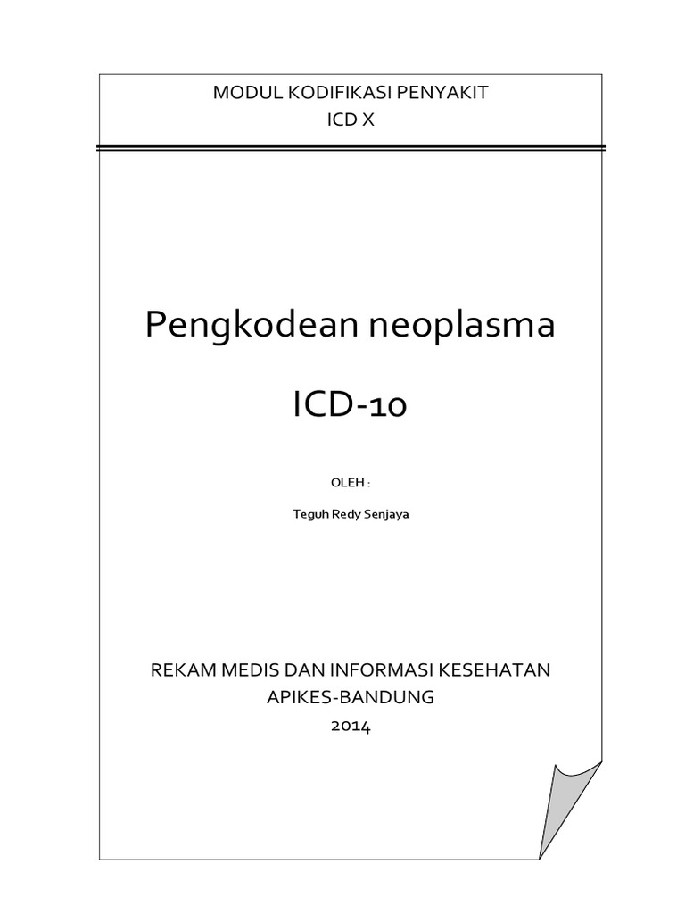 Modul - Pengkodean Neoplasma PDF | PDF