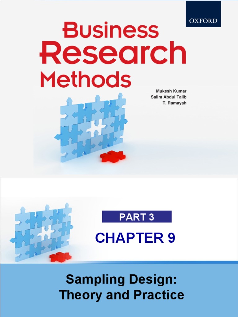 Chapter 9 Sampling Design | PDF | Sampling (Statistics) | Confidence Interval