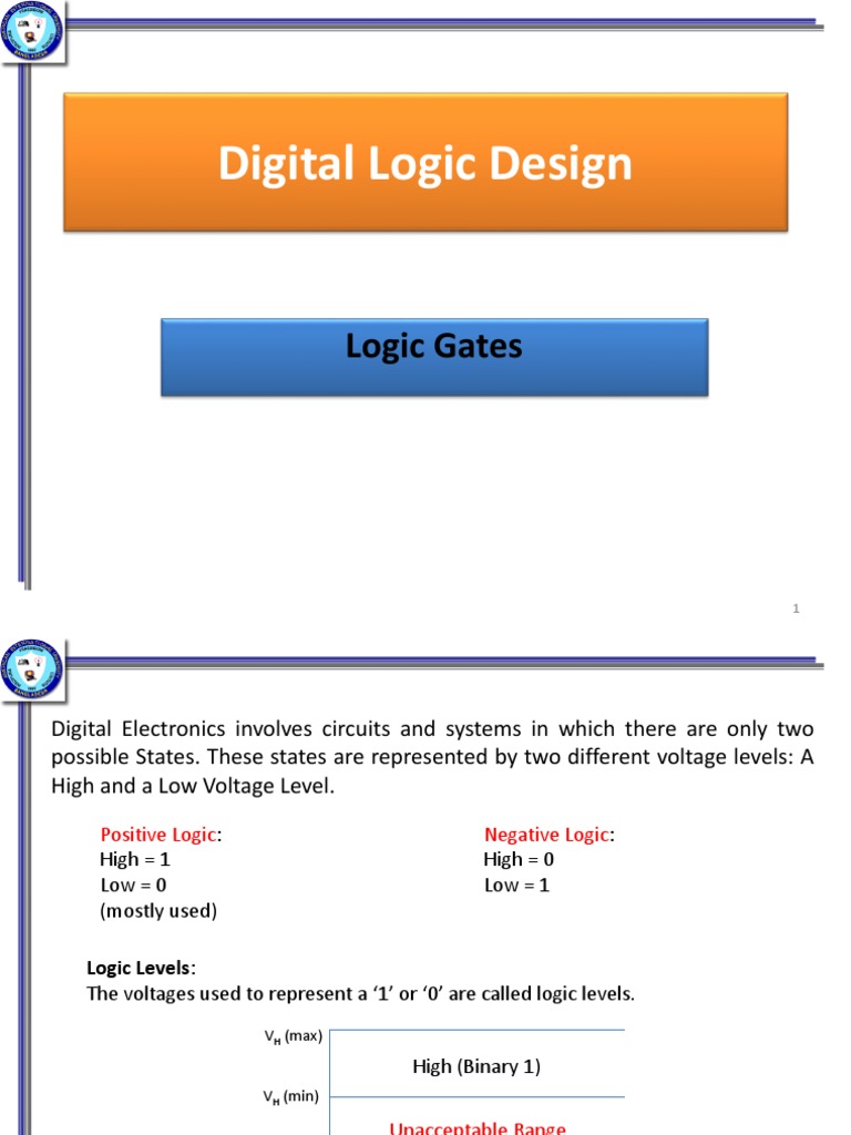 DLD - Logic - Gates | PDF | Logic Gate | Electronic Circuits