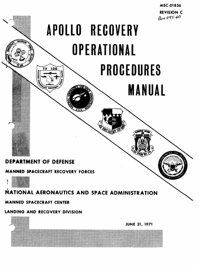 Apollo Recovery Ops Manual | PDF | Apollo (Spacecraft) | Apollo Lunar ...