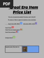 Da Hood Trades - Trade Calculator | PDF