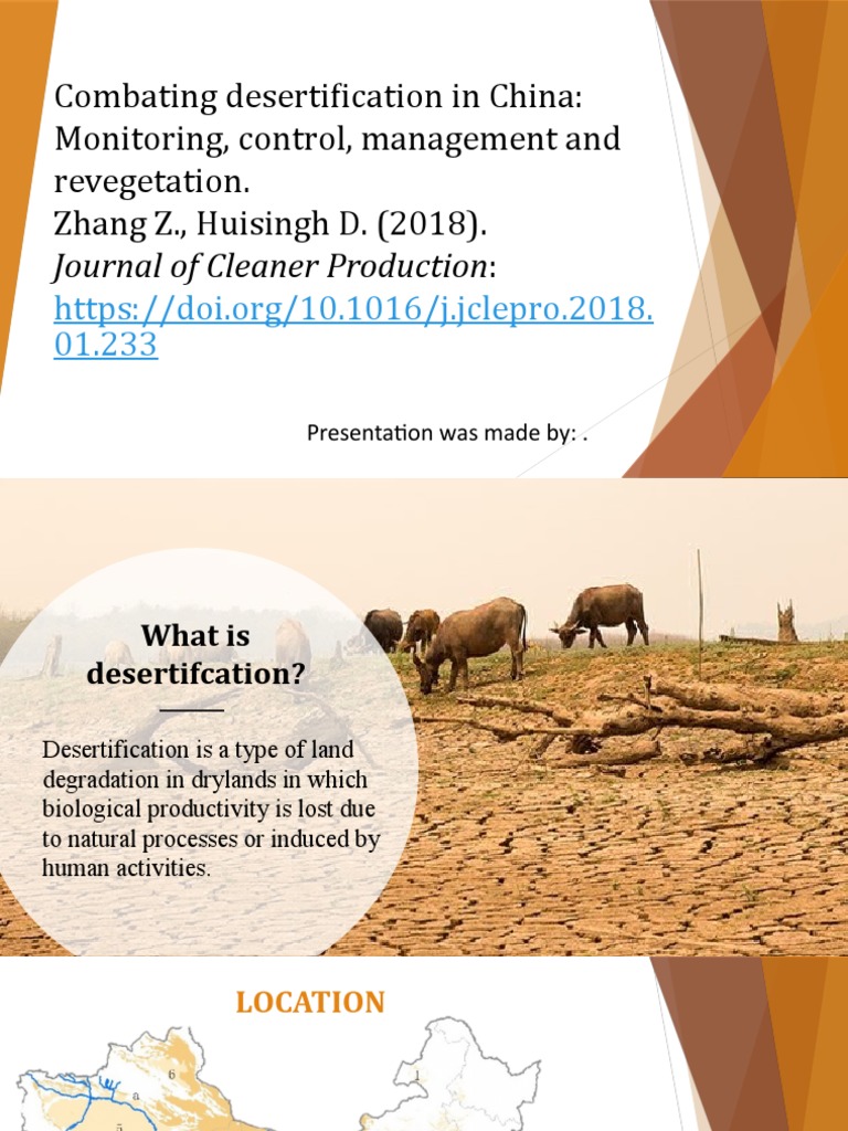 Combating Desertification in China | PDF | Social Science | Science ...