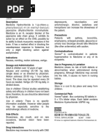 Bonamine | PDF | Vertigo | Nausea