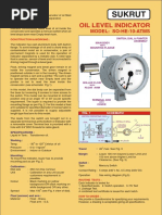 Prismatic Oil Level Gauge | PDF | Transformer | Mechanical Engineering