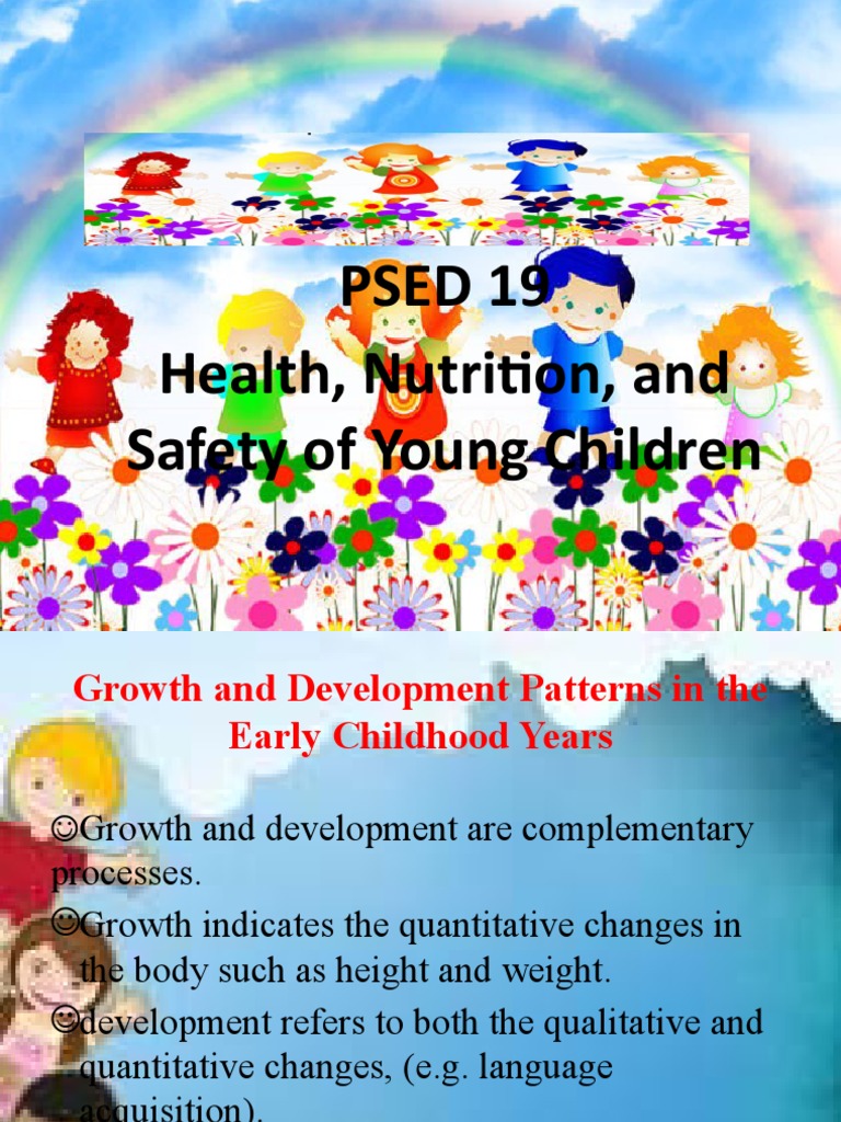 Psed 19 | PDF | Preschool | Malnutrition