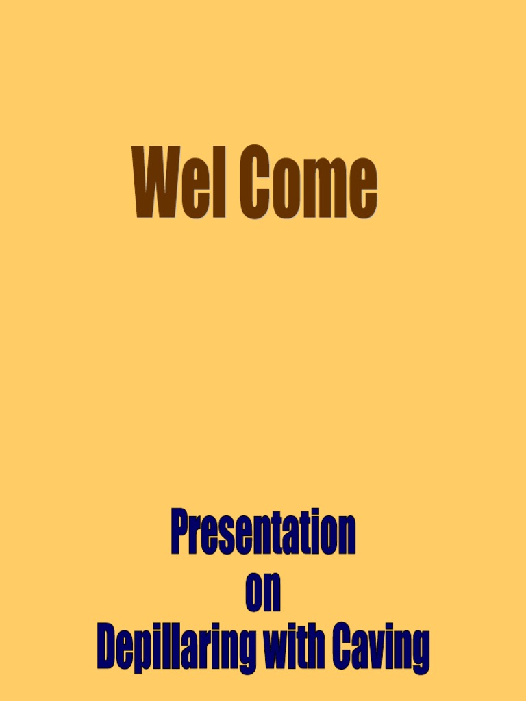 Depillaring With Caving | PDF