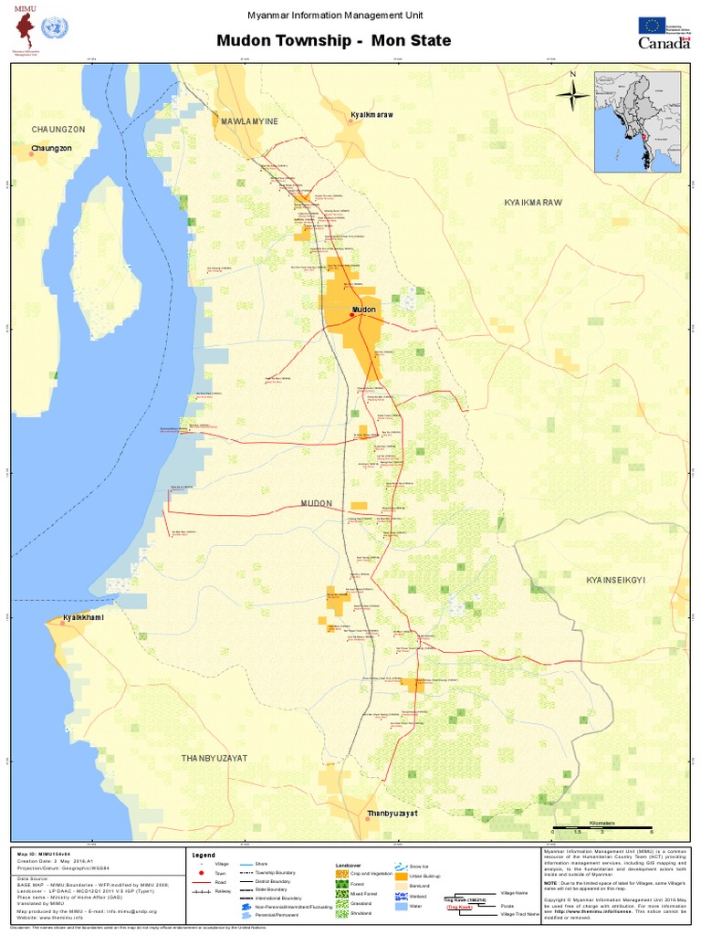 TSP Map VL Mudon - Mon MIMU154v04 03may2016 A1 | PDF | Physical ...
