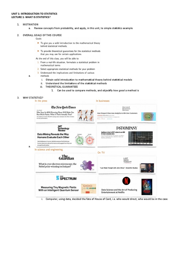 MITx - 18.6501x - FUNDAMENTALS OF STATISTICS | PDF | Randomness | Statistics