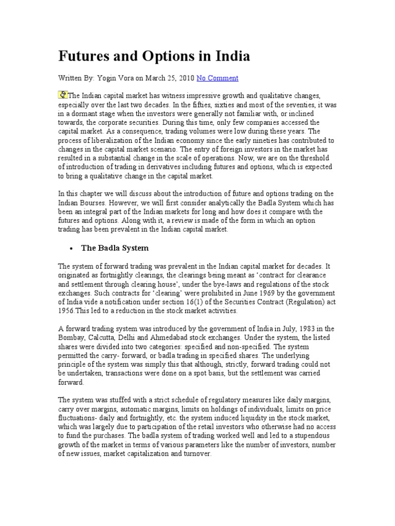 Futures and Options | PDF | Put Option | Option (Finance)