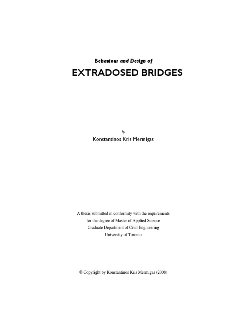 Mermigas Konstantinos K 200811 MASc Thesis PDF | PDF | Prestressed ...