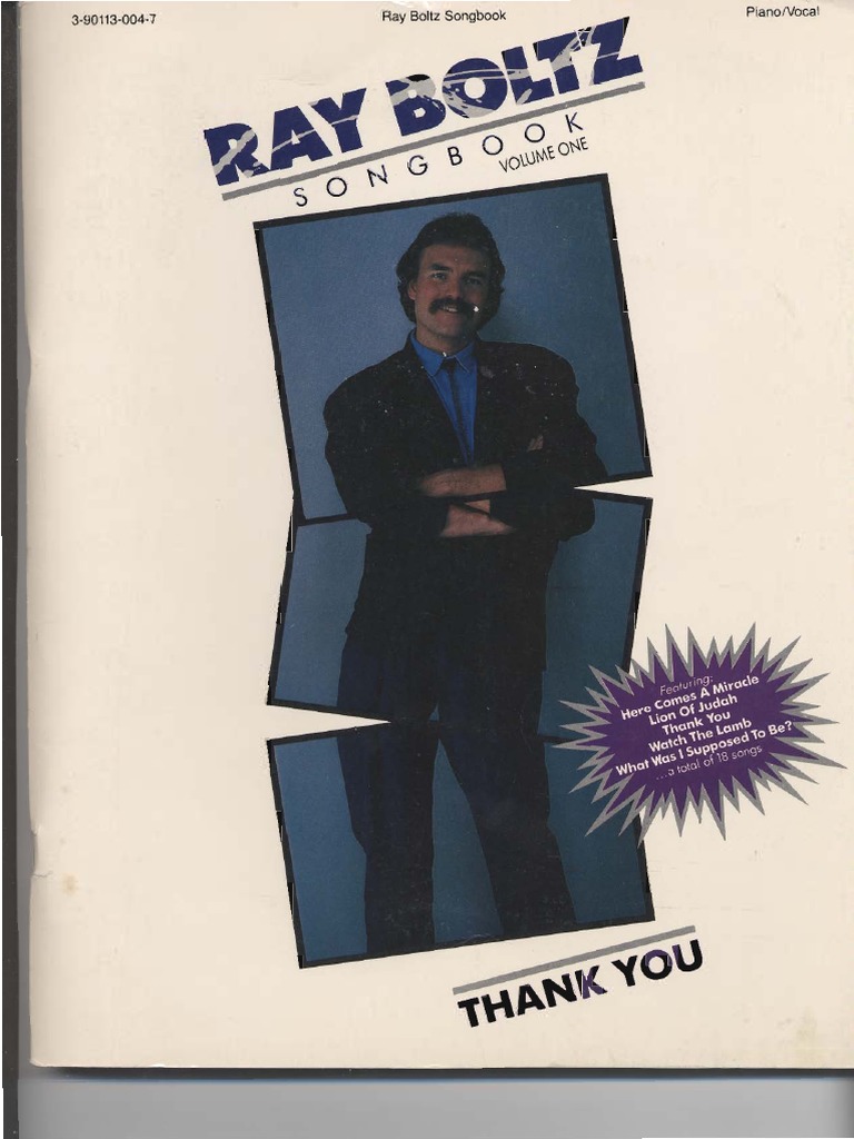 Ray Boltz Songbook PDF | PDF