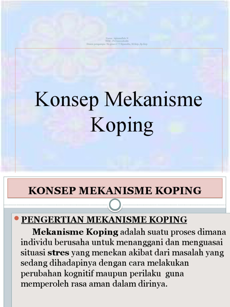 Mekanisme Koping Kelompok Sepuluh 10 | PDF