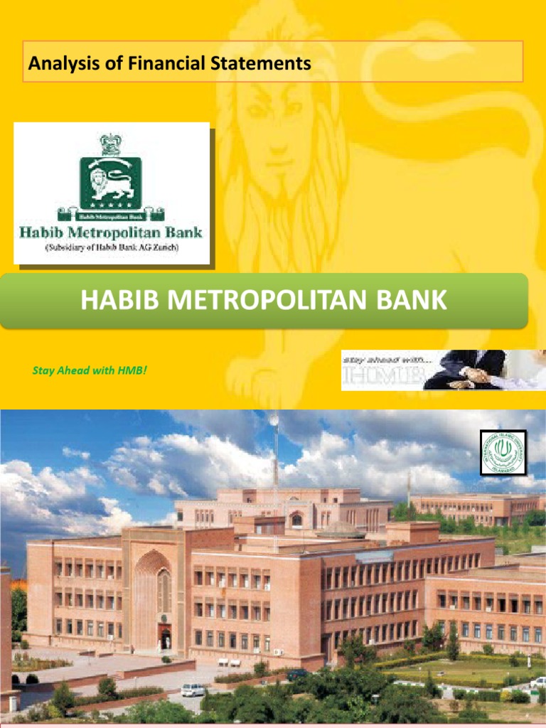 Analysis of Habib Metropolitan Bank LTD Pakistan | PDF | Market ...