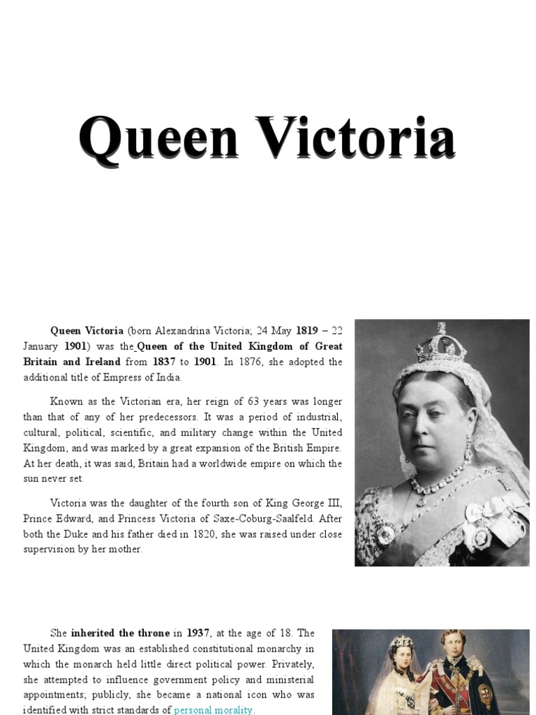 Queen Victoria | PDF | Queen Victoria | Monarchy