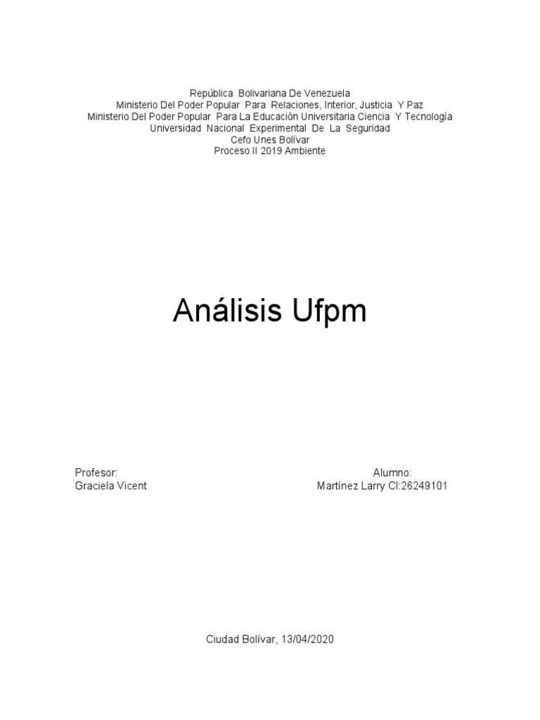 Marco Legal Que Sustenta El Ufpm | PDF | Policía | Gobierno
