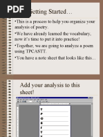 TP-CASTT Poetry Analysis Guide | PDF | Poetry