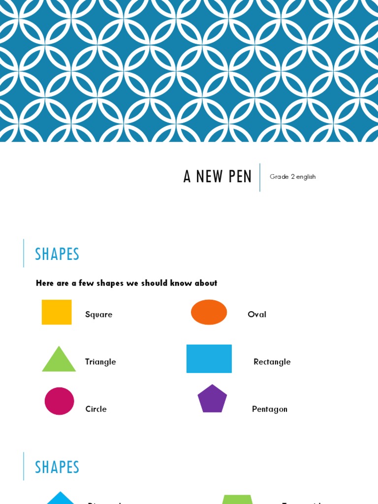 Grade 2 Shapes and Colors Guide | PDF | Home & Garden