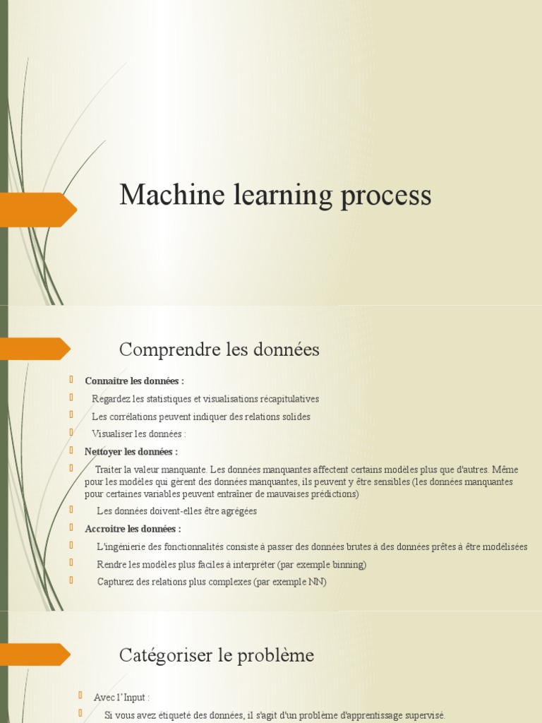 Machine Learning Process | PDF | Apprentissage automatique ...