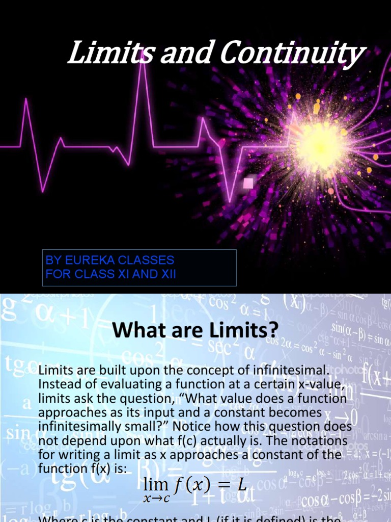 Limit and Continuity | PDF | Fraction (Mathematics) | Function (Mathematics)