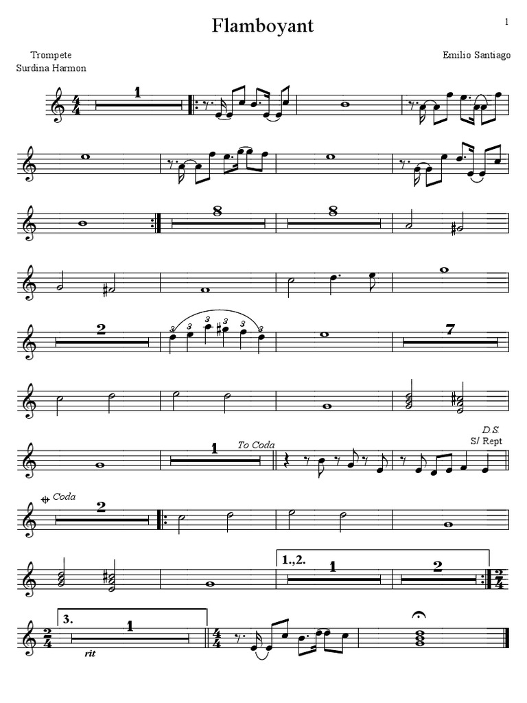 Flamboyant Trompete | PDF