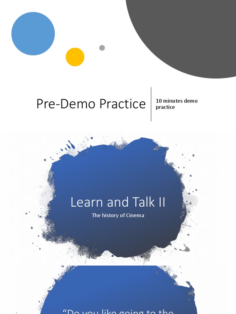 Practice Demo | PDF