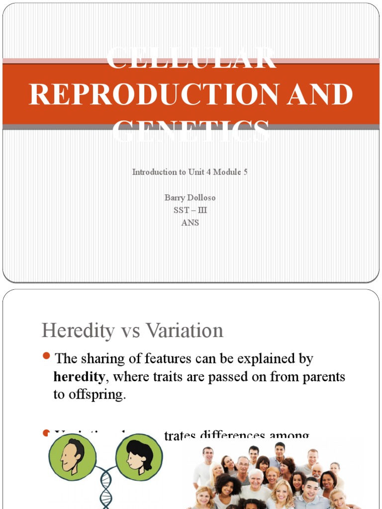 Cellular Reproduction & Genetics | PDF | Wellness | Science & Mathematics