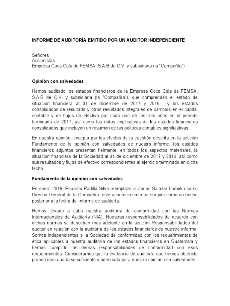 Caso Practico Nia 560 | PDF | Auditoría financiera | Auditoría Caso Practico Nia 560 | PDF | Auditoría financiera | Auditoría