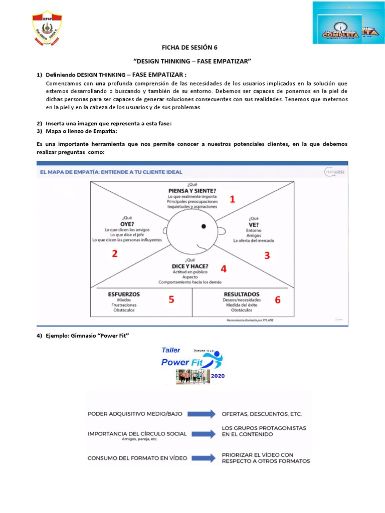 Design Thinking Empatizar | PDF