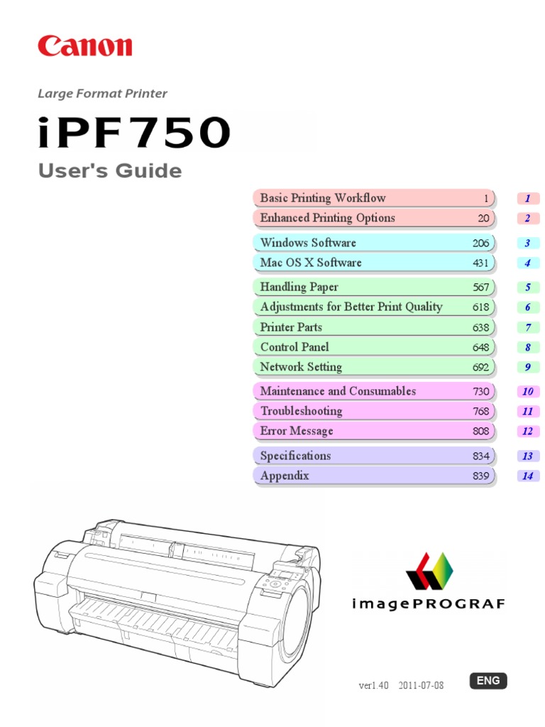 iPF750 UserManual Eletter 140 PDF | PDF | Printer (Computing) | Page Layout