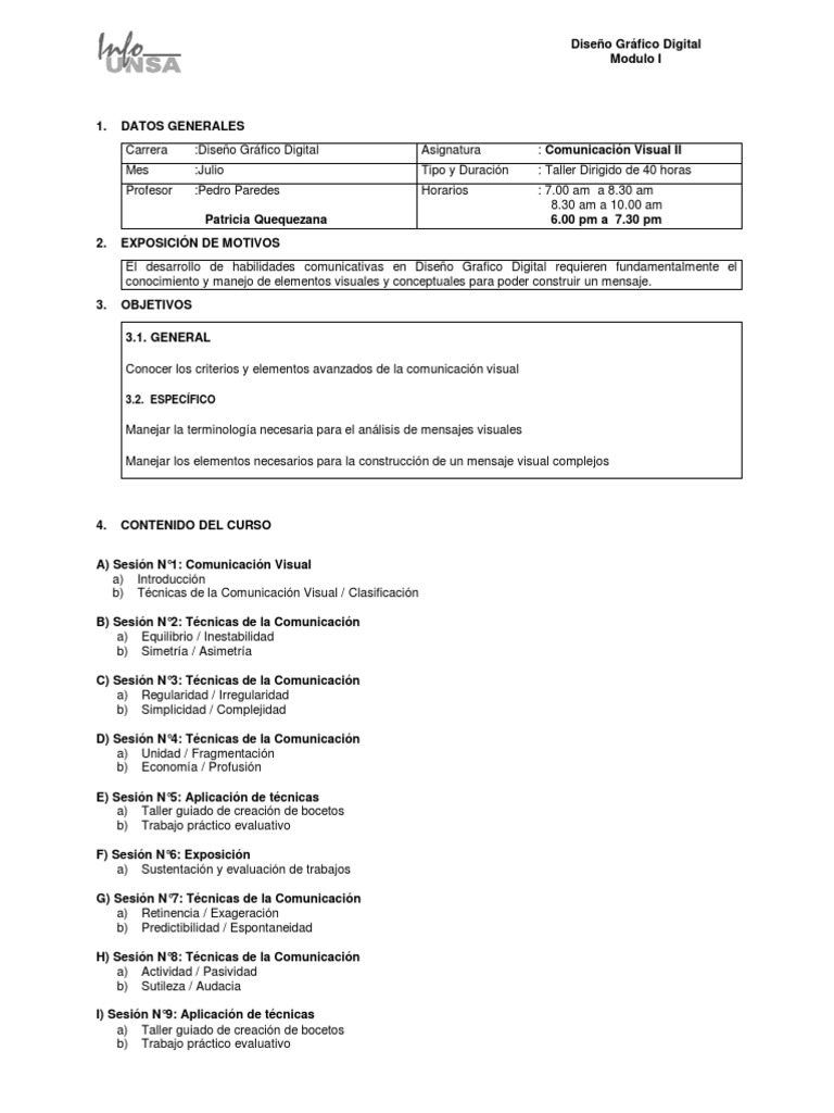 Comunicaci N Visual II | PDF | Diseño gráfico | Diseño