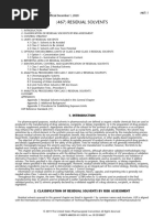ICH Q3C Guidelines for Residual Solvents | PDF | Solvent | Toxicity