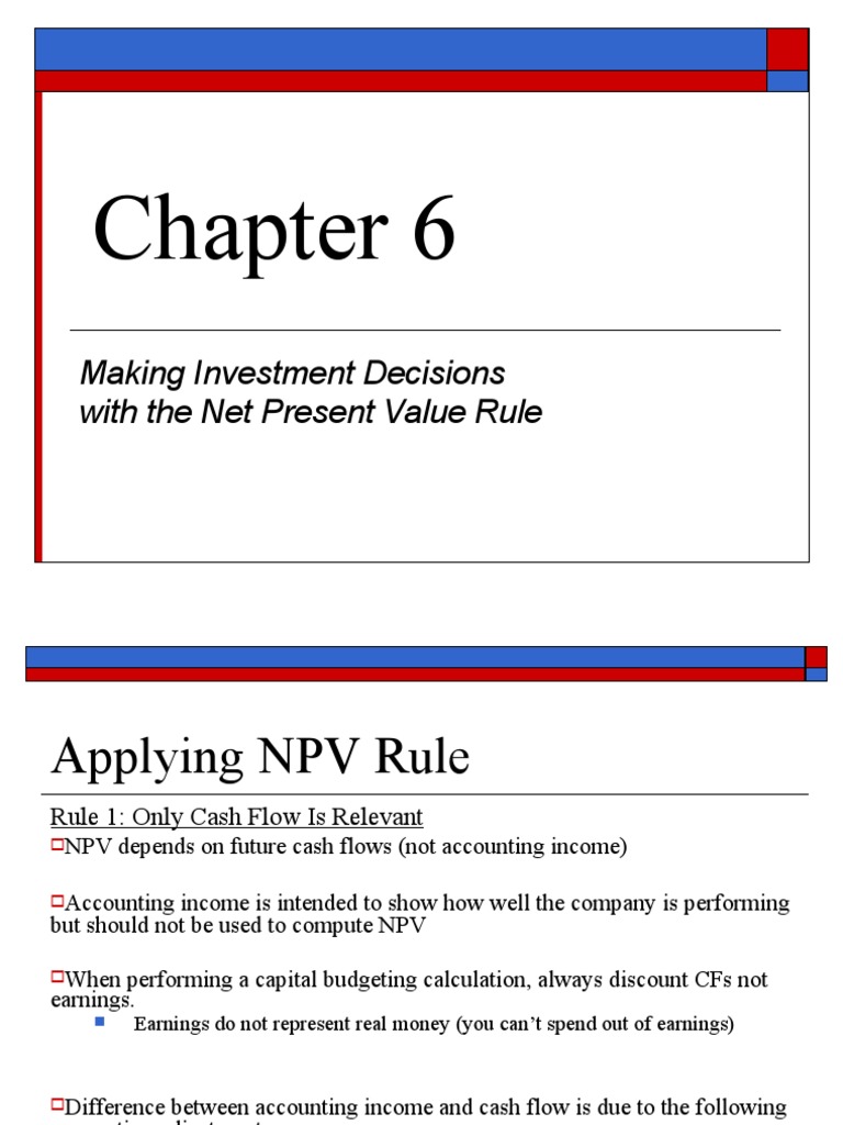 Making Investment Decisions With The Net Present Value Rule | Download ...