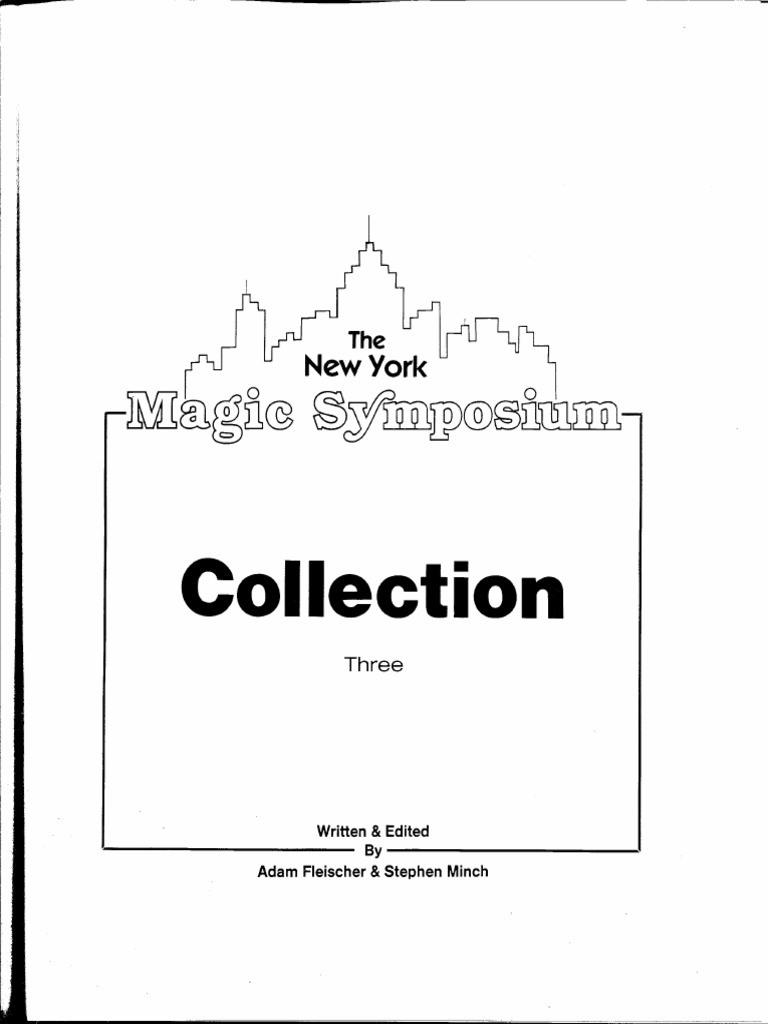Stephen Minch & Adam Fleischer - The New York Magic Symposium ...