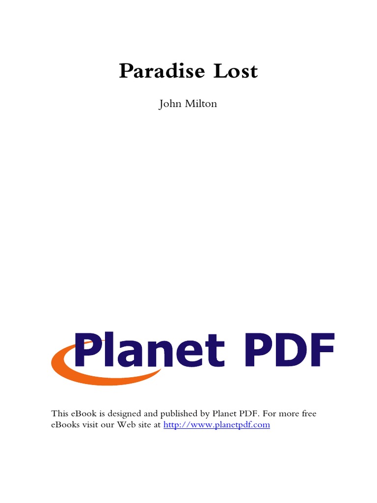 Milton's Paradise Lost: Book I Summary | PDF | Religion & Spirituality