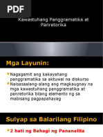 Pangangalang Tahas, Basal, Lansakan | PDF