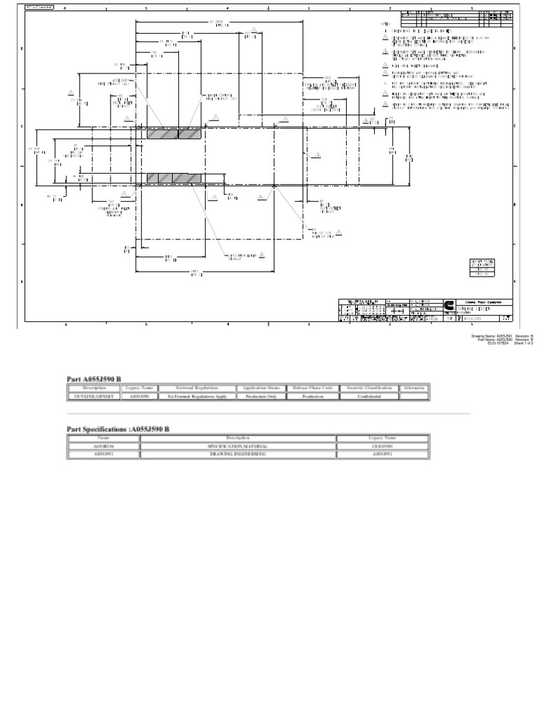 Genset Outline Drawing Specifications | PDF | Specification (Technical ...
