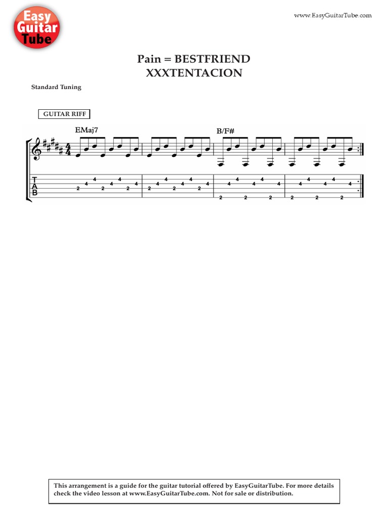 XXXTENTACION - Pain BESTFRIEND | PDF